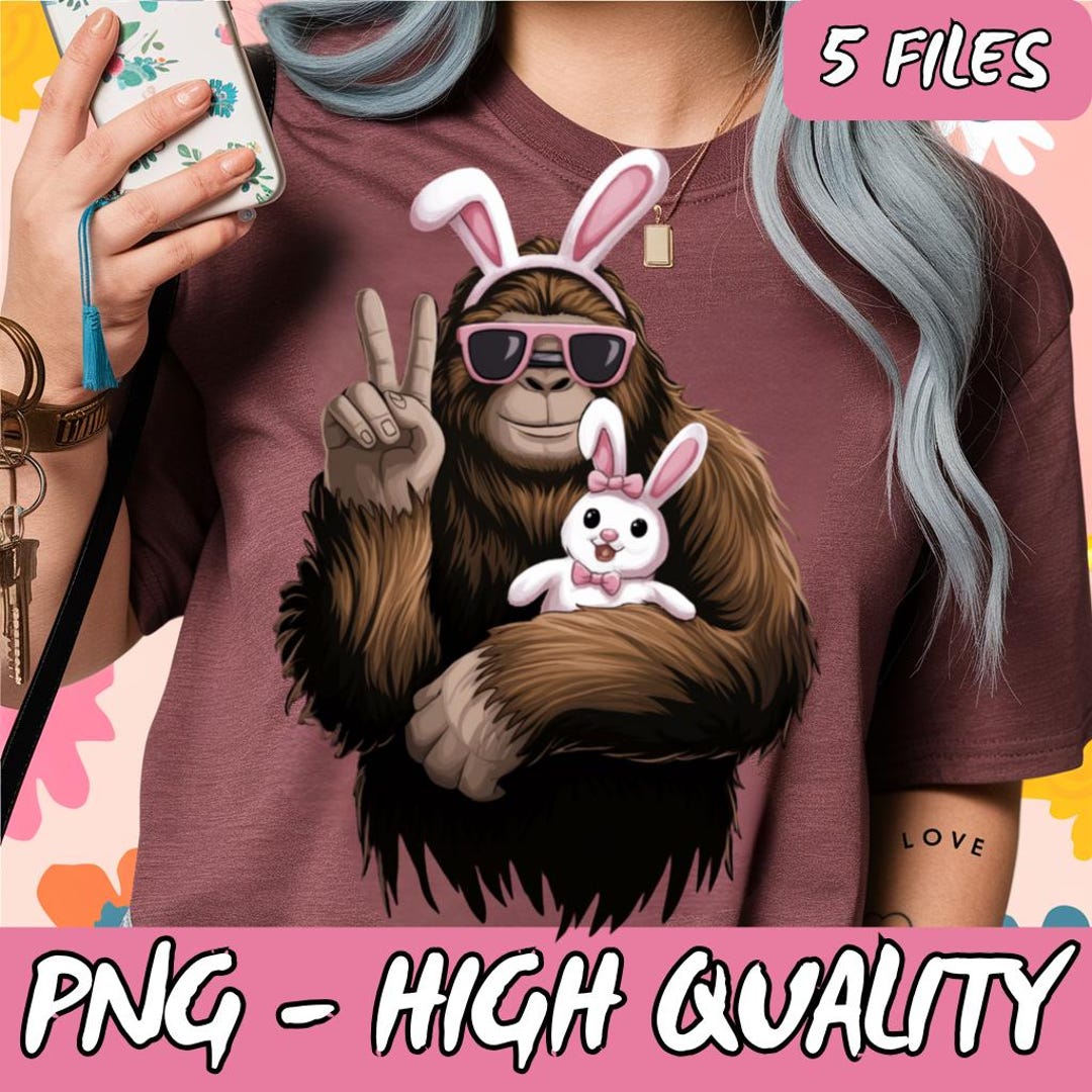 Funny Easter With Bigfoot, Bunny, and Sasquatch for Kids and Toddlers ...