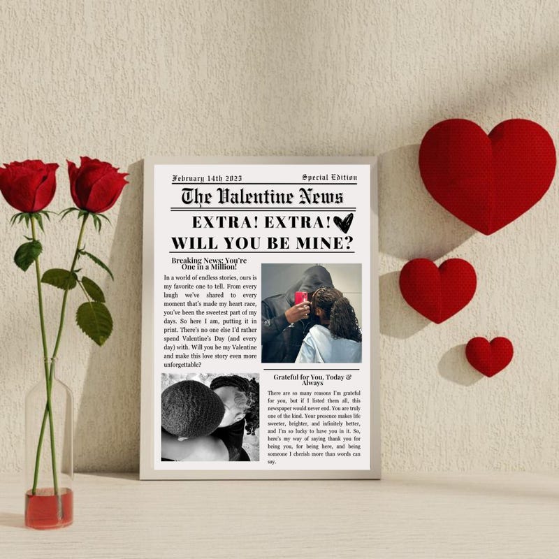 Will You Be My Girlfriend Poster - Etsy
