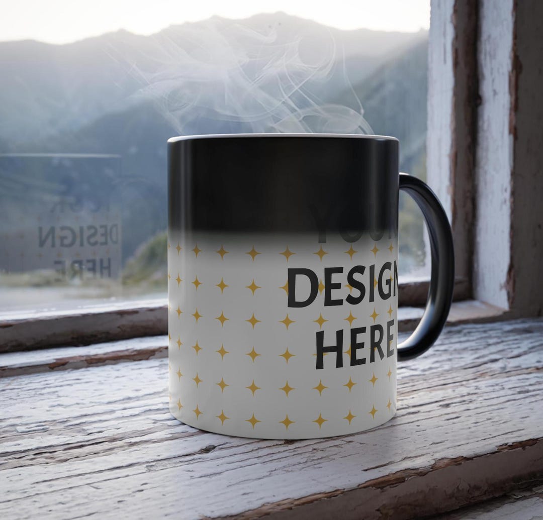 Personalized Heat Change Mug, Color Morphing Coffee Mug, Unique Gift ...