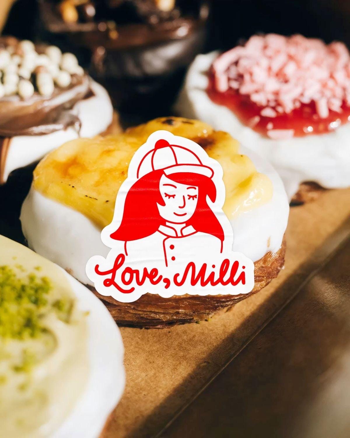 Custom Cute Mascot Logo and Branding Kit | Cafe, Bakery, Tea Shop Logo ...