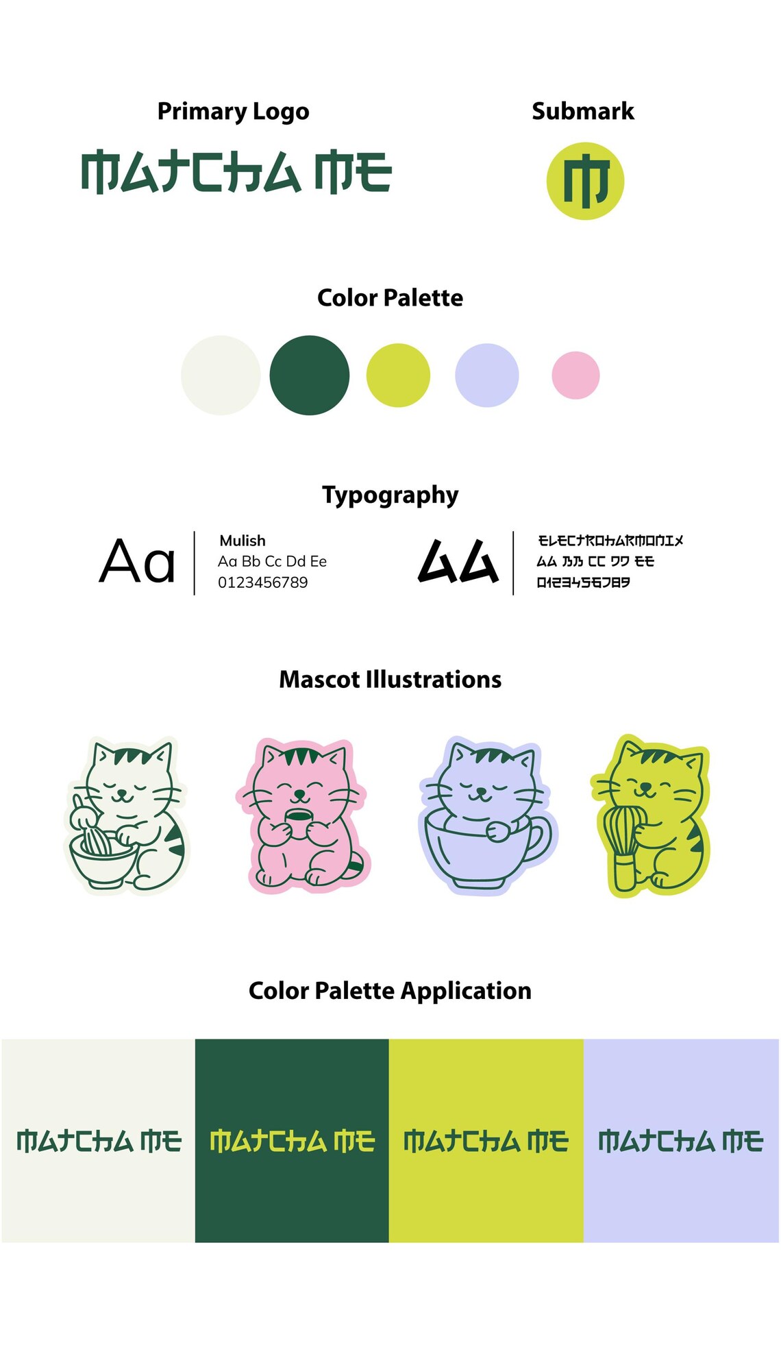 Custom Cute Mascot Logo and Branding Kit | Cafe, Bakery, Tea Shop Logo ...