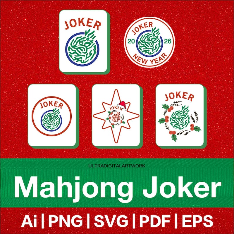 Mahjong Joker Decor - Etsy