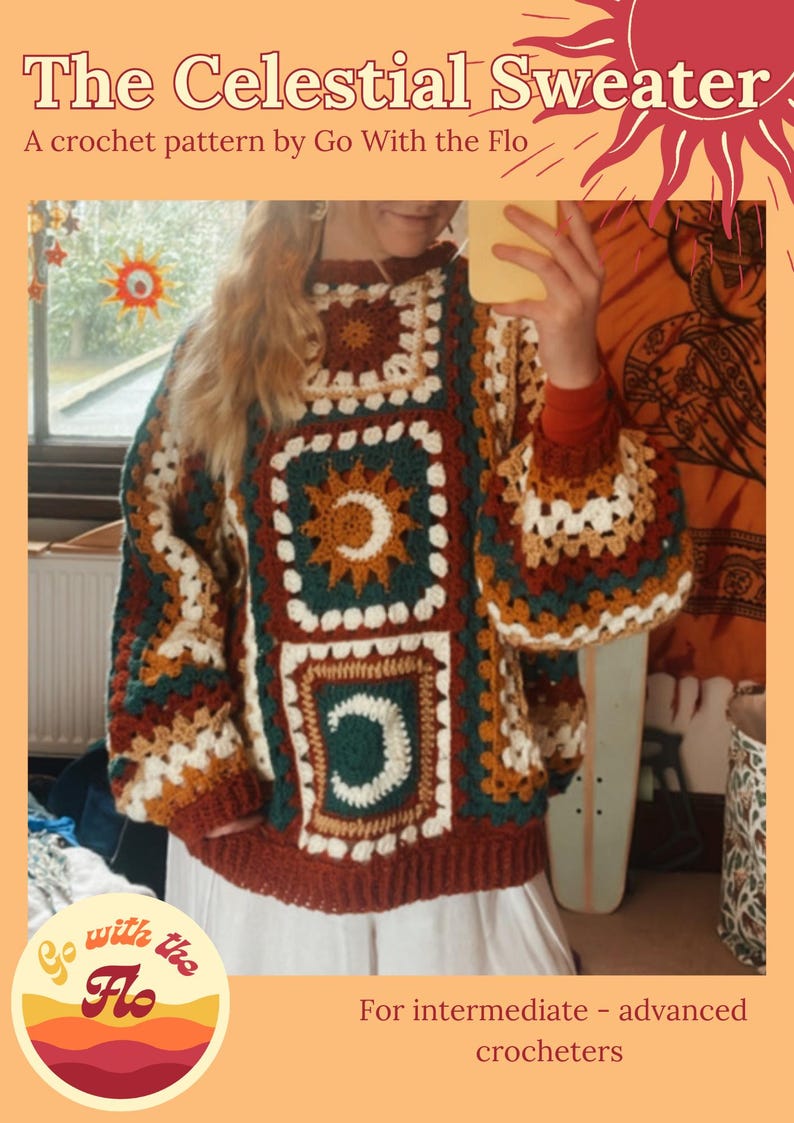 The Celestial Sweater Crochet Pattern - Etsy