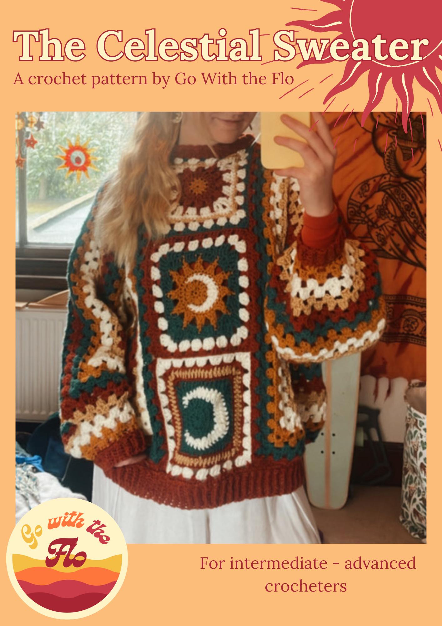 The Celestial Sweater Crochet Pattern - Etsy