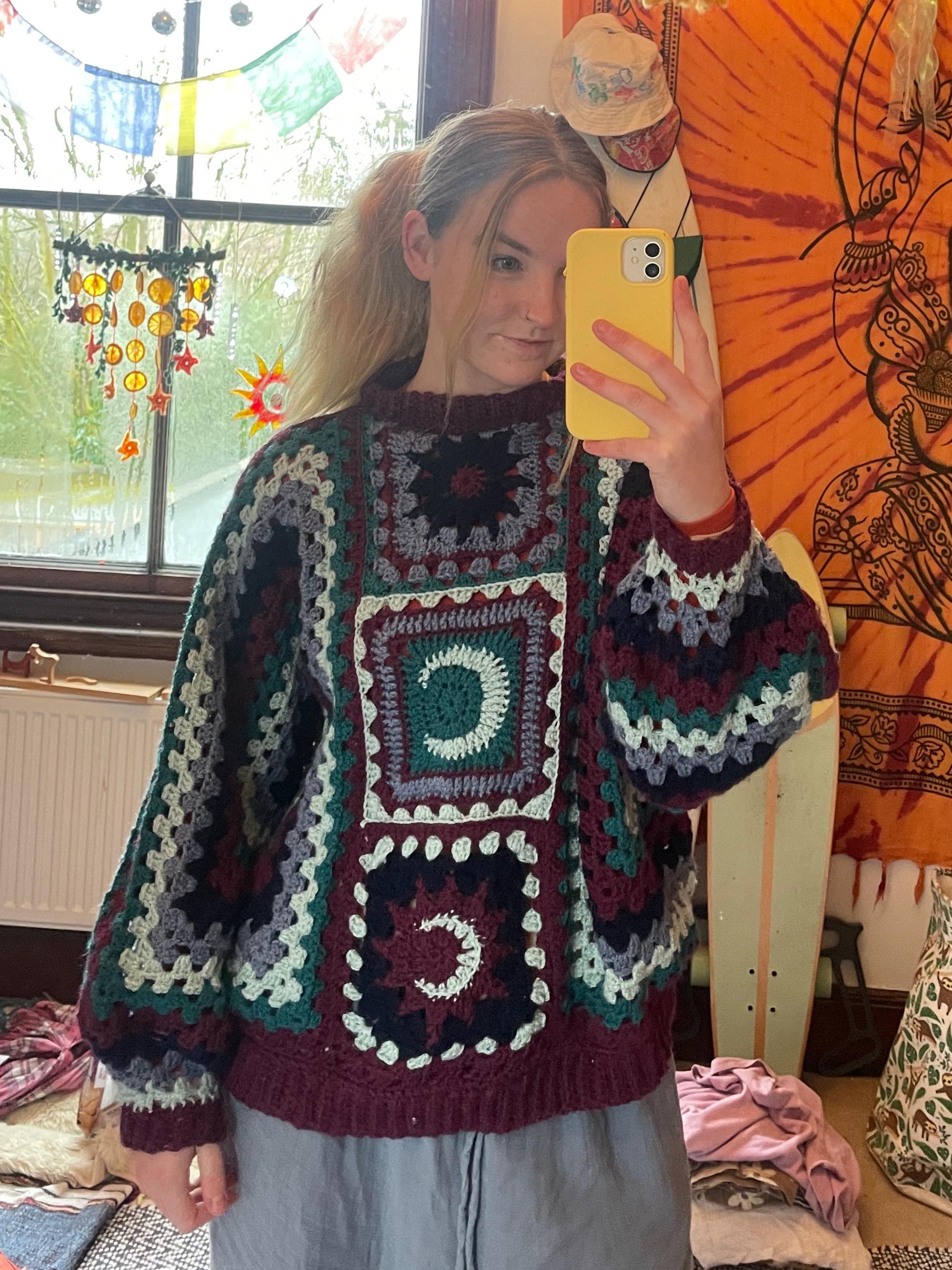 The Celestial Sweater Crochet Pattern - Etsy