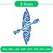 Kayak - Machine Embroidery Design - Etsy UK