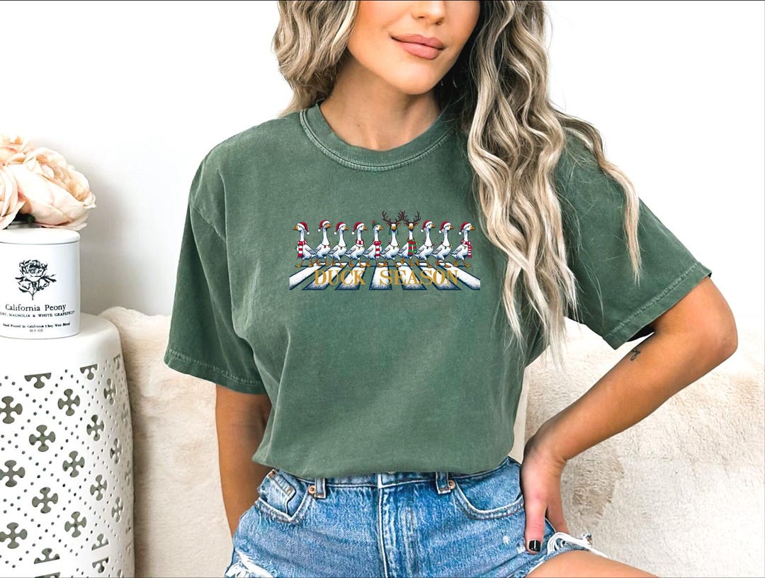 Christmas Ducks Abbey Road Shirt, Holiday Farm Lover Gift - Etsy