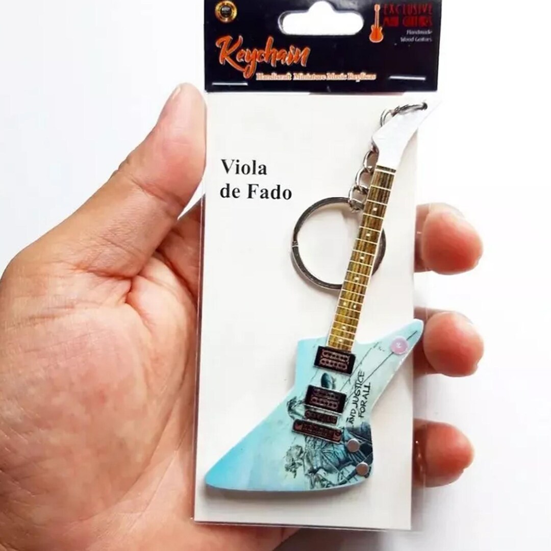 5 Pcs Electric ESP Metallica Guitar Keychain Personalized Mini Music ...