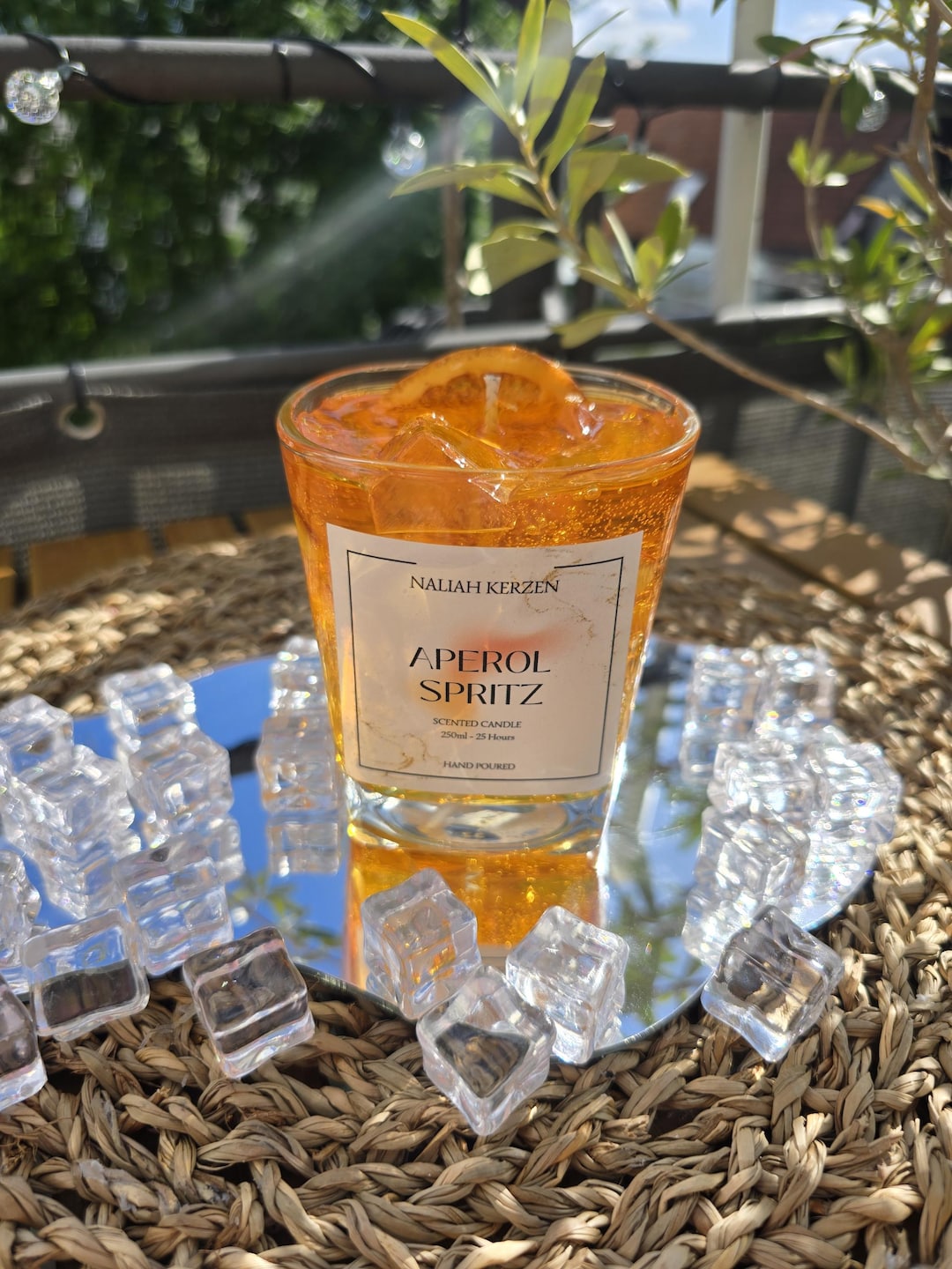 Aperol Spritz Candle 300ml - Etsy UK