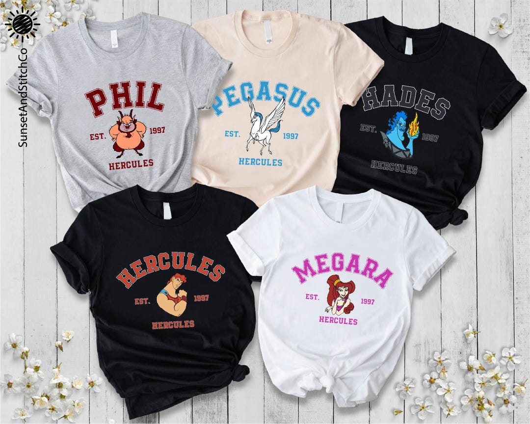 Disney Hercules T-shirt, Family Matching Shirt, Megara Shirt, Hades ...