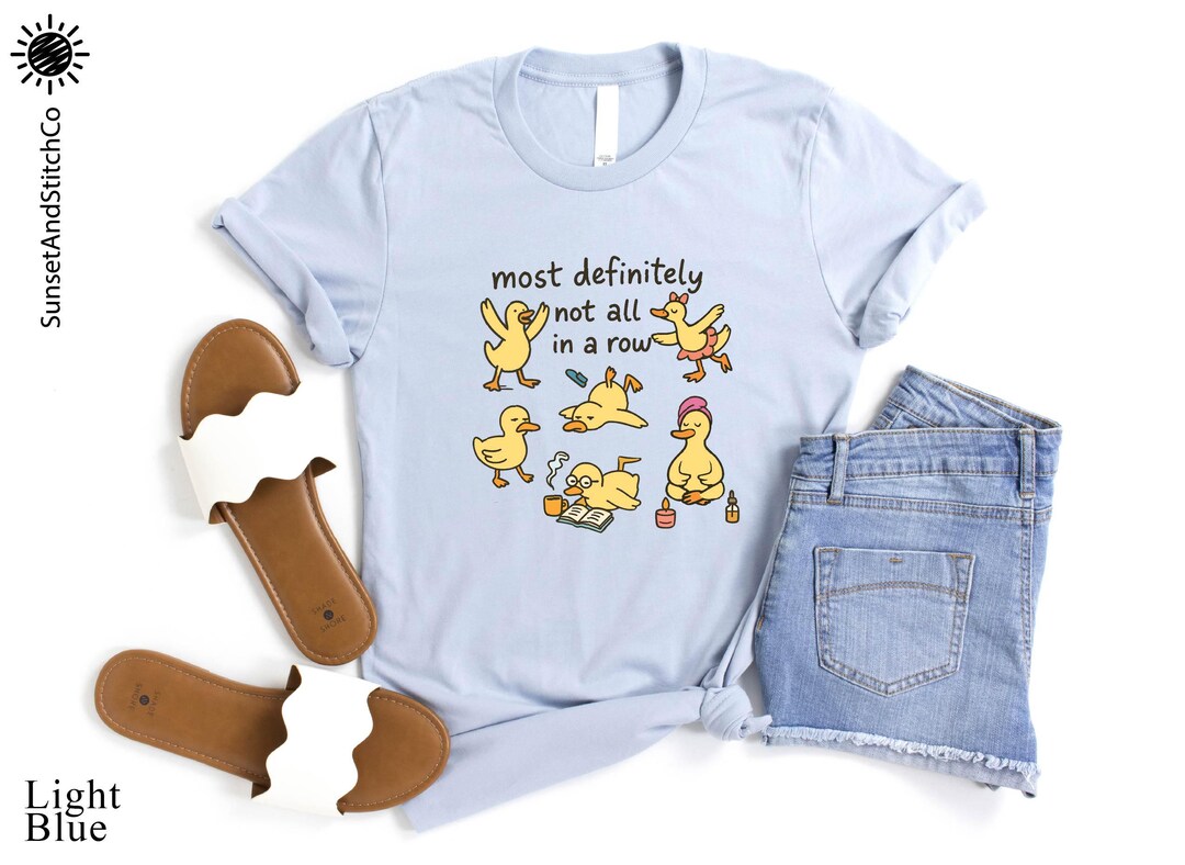 Most Definitely Not All in a Row Shirt, Funny Mental Health Sweatshirt ...