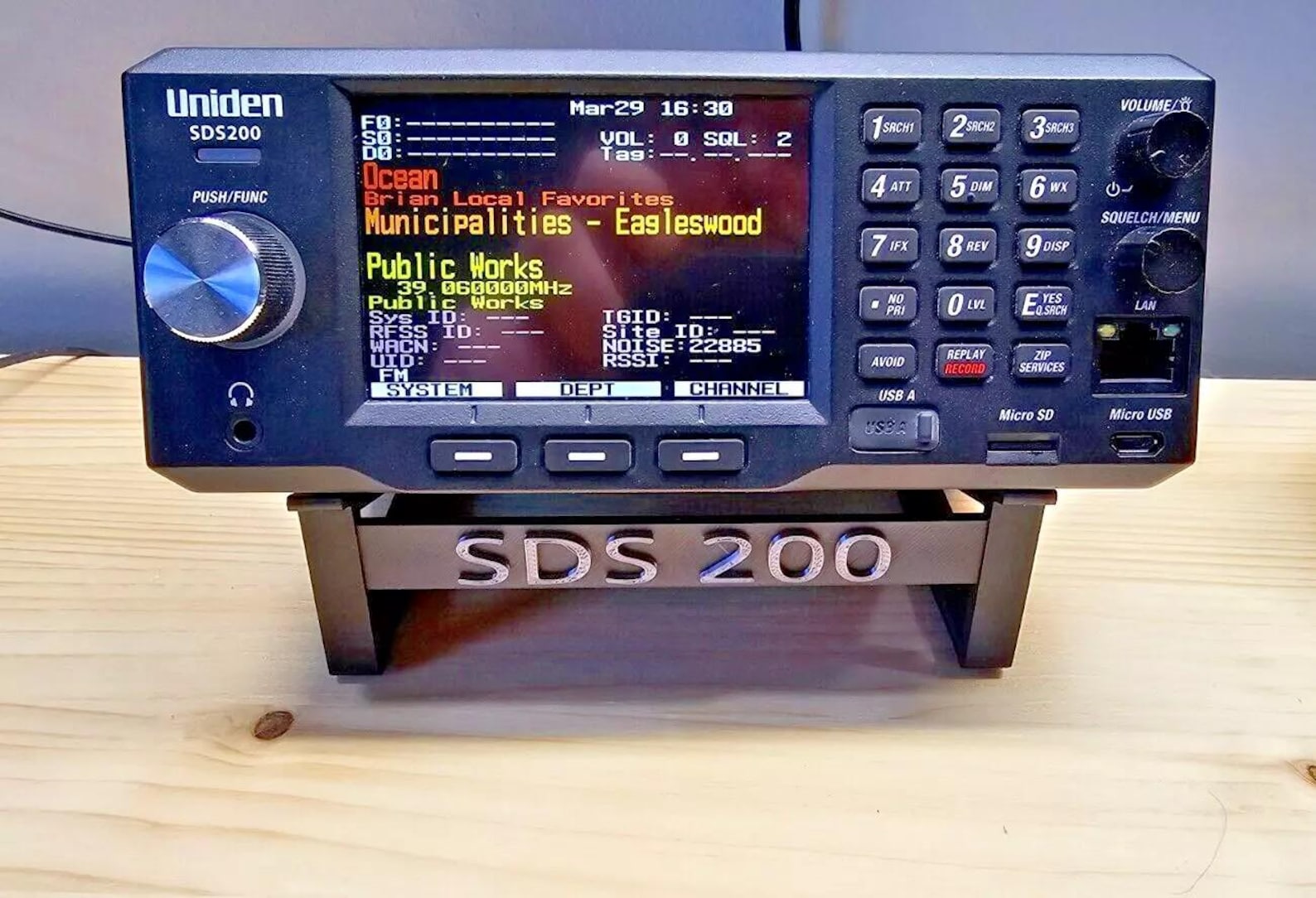 Custom Uniden SDS200 Desktop Stand Mount Non-slip - Etsy