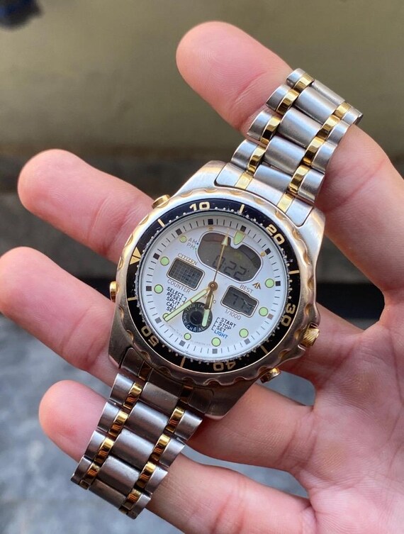 Citizen Promaster Ana-Digi C401-E80346 K Vintage Japa… - Gem