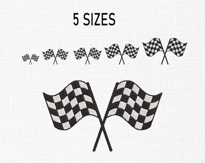 Race Flags on Poles - Etsy