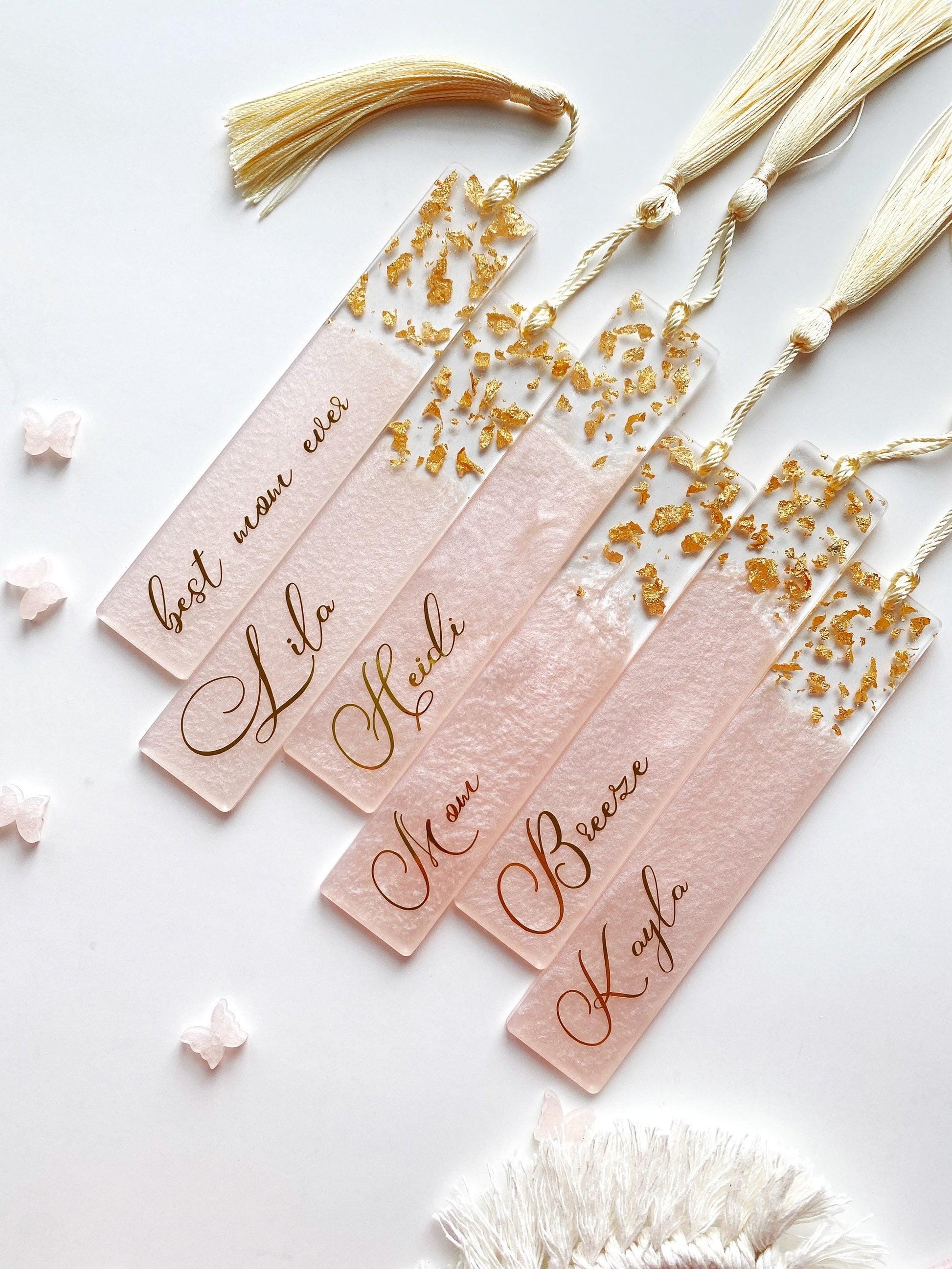 Custom Handmade Personalized Bookmarks-unique Name Bookmark for Books ...