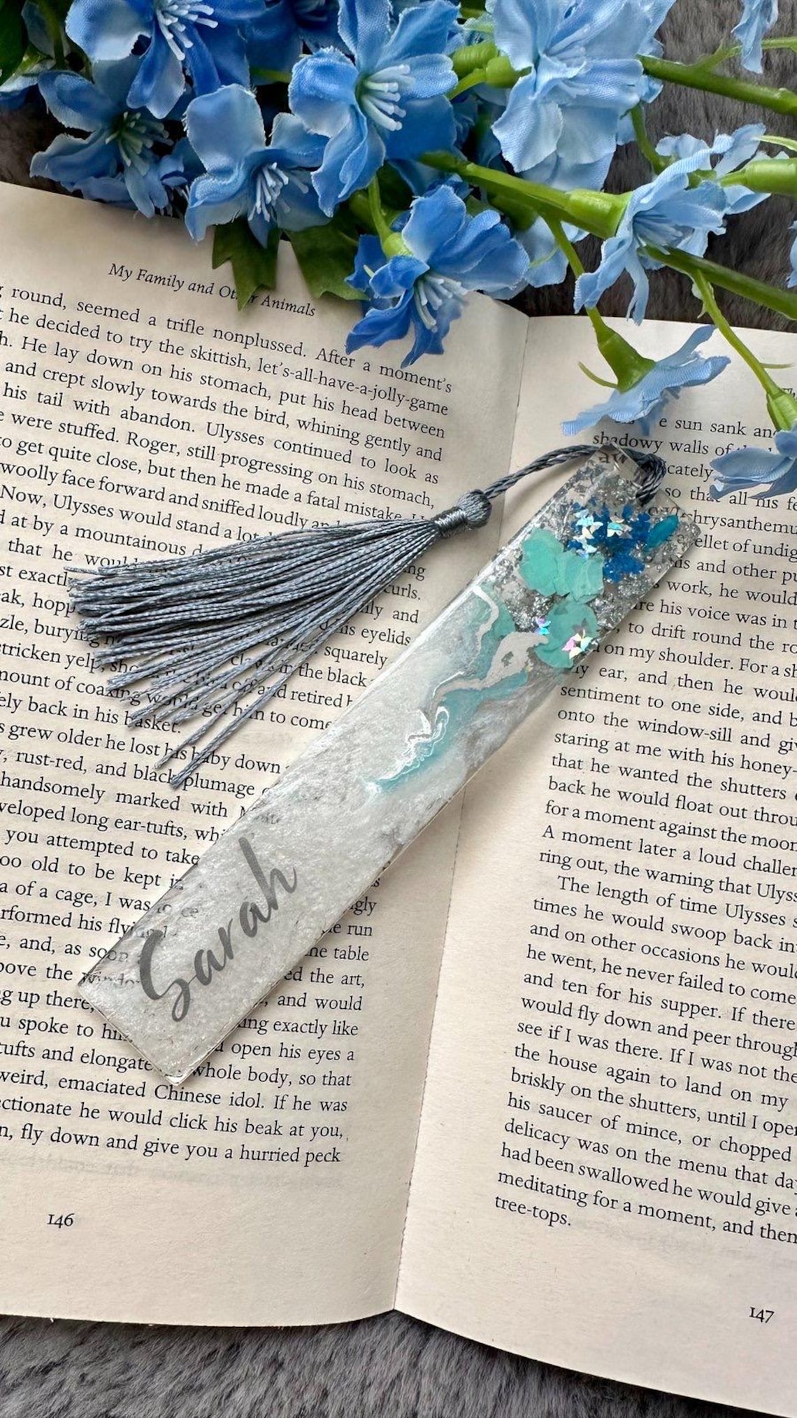 Custom Handmade Personalized Bookmarks-unique Name Bookmark for Books ...
