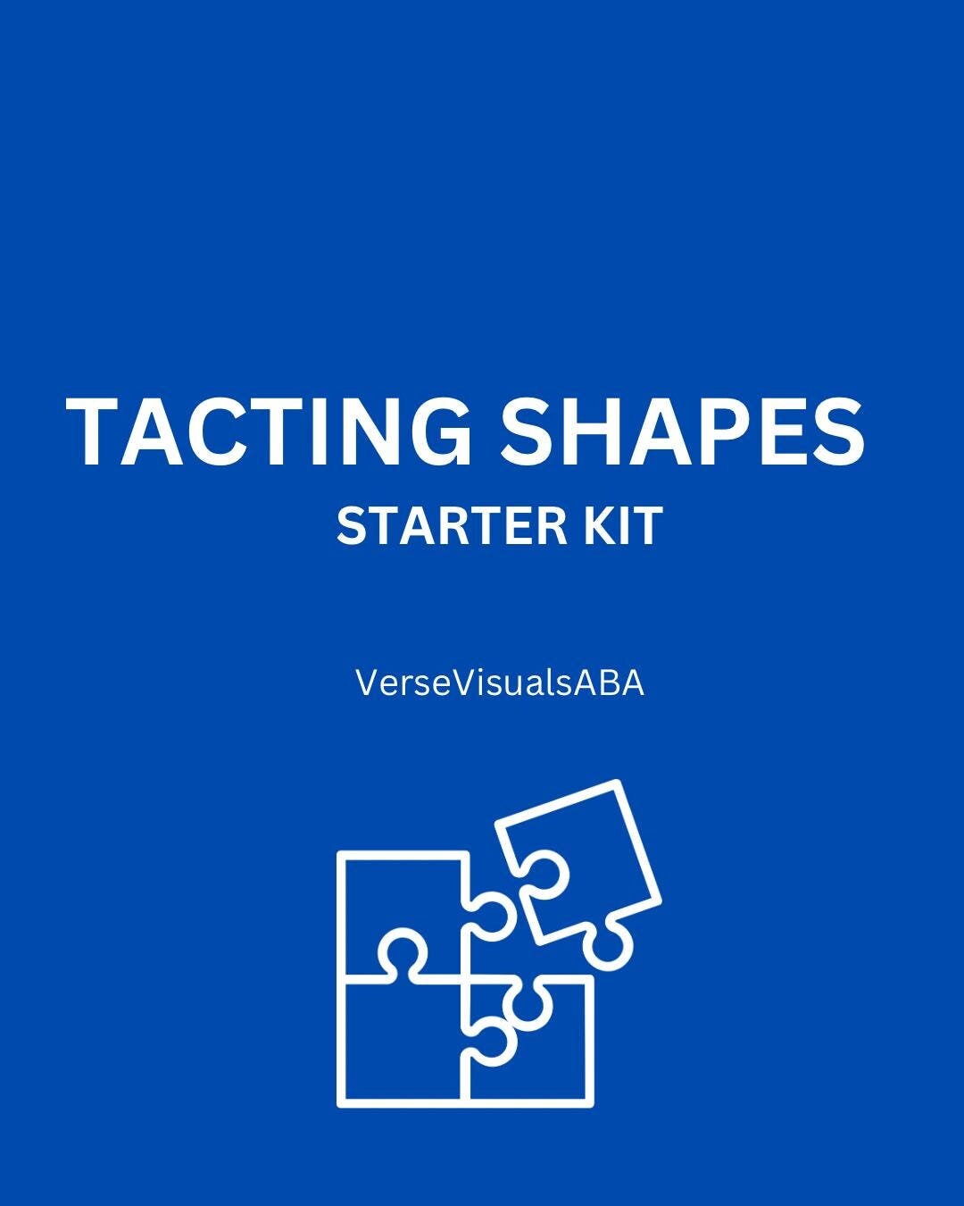 Tacting Shapes Starter Kit - Etsy