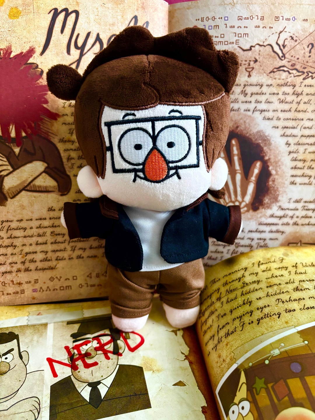 Gravity Falls - 20cm Kid Stanford Pines Plush - Etsy