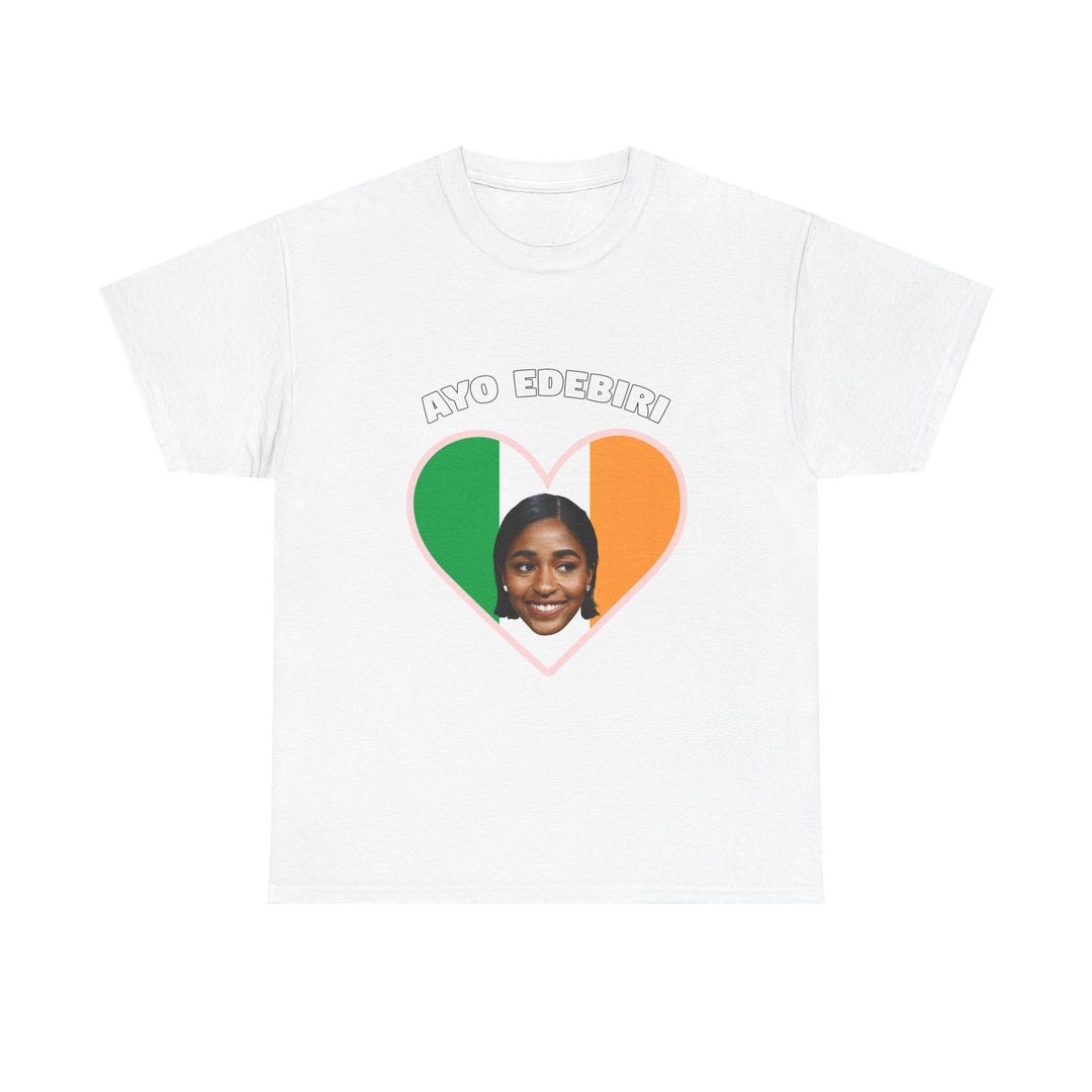 Ayo Edebiri Irish Heart Tshirt - Etsy