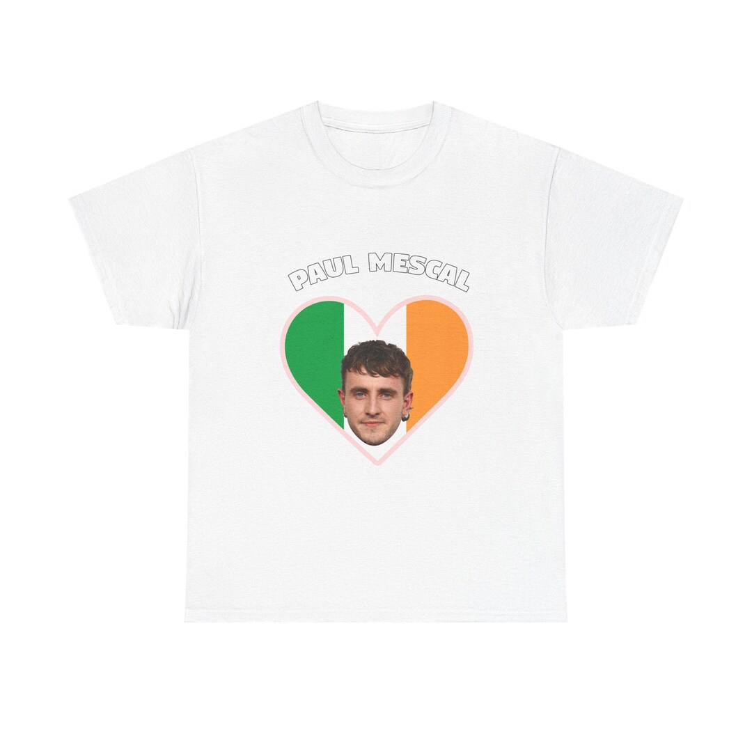 Paul Mescal Irish Heart Tshirt - Etsy
