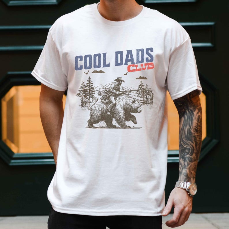 Cool Dads Club Shirt, Cool Dad Shirt, Funny Cowboy Shirt, the Man the ...