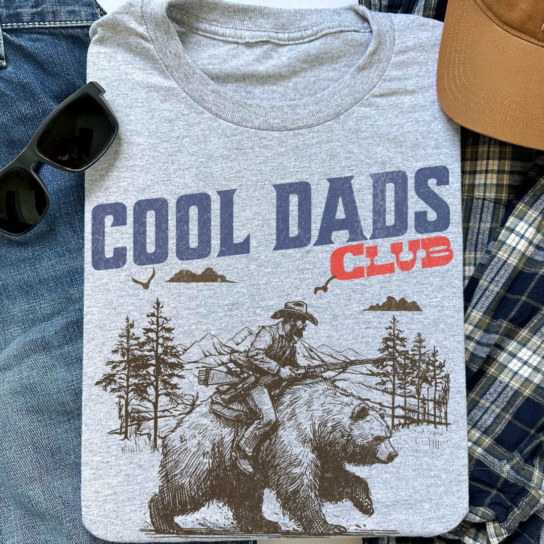 Cool Dads Club Shirt, Cool Dad Shirt, Funny Cowboy Shirt, the Man the ...
