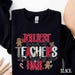 Funny Christmas Teacher Sweatshirt, Preppy Christmas Teacher Shirt ...