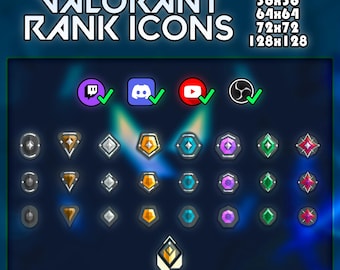 MARVEL RIVALS Rank Icon Pack - Discord/twitch/youtube/obs - High ...