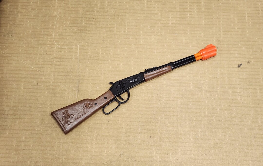 Cap Guns, MINIATURE Rifle Single Shot Caps, Lever Action Cap Gun 11 ...