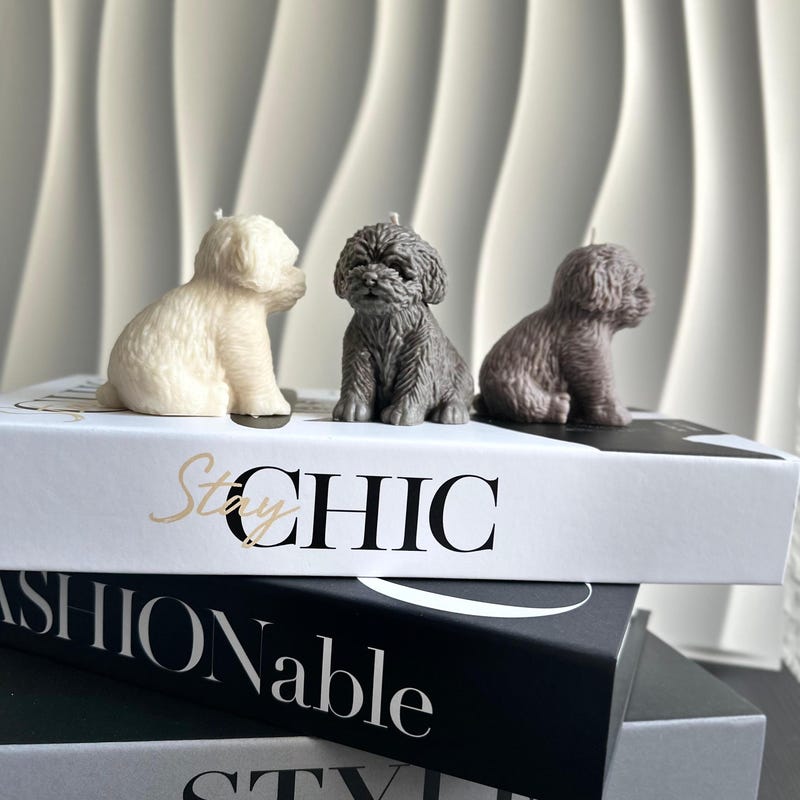Dog Candle - Etsy