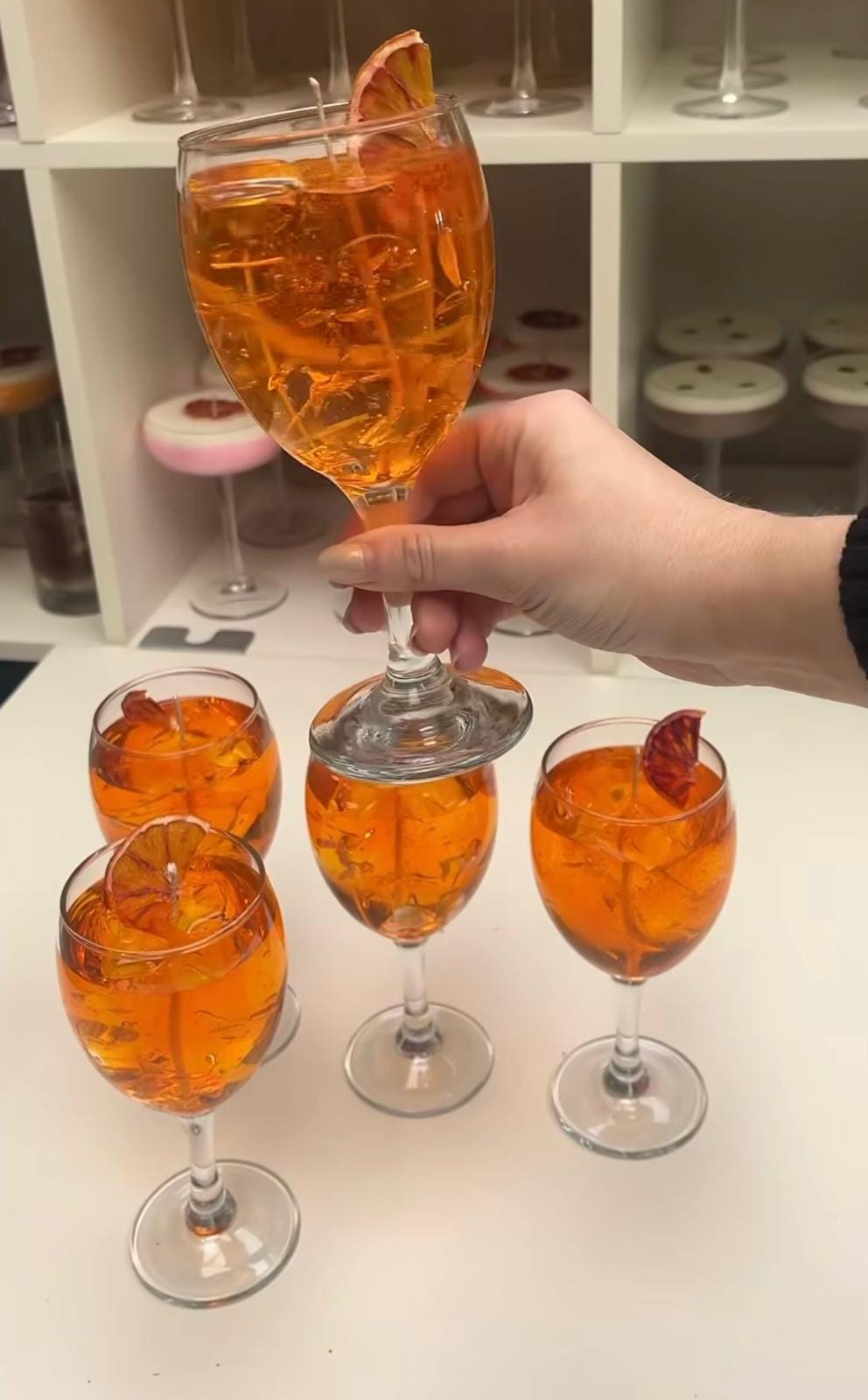 Aperol Spritz Candle Set / 2 Piece – Handmade Realistic Cocktail ...