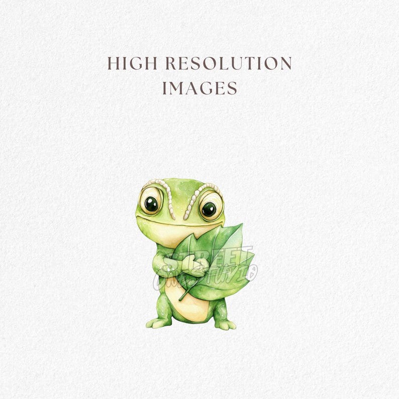 Chameleon Clipart, Watercolor Chameleon PNG, Colorful Lizard Clip Art ...