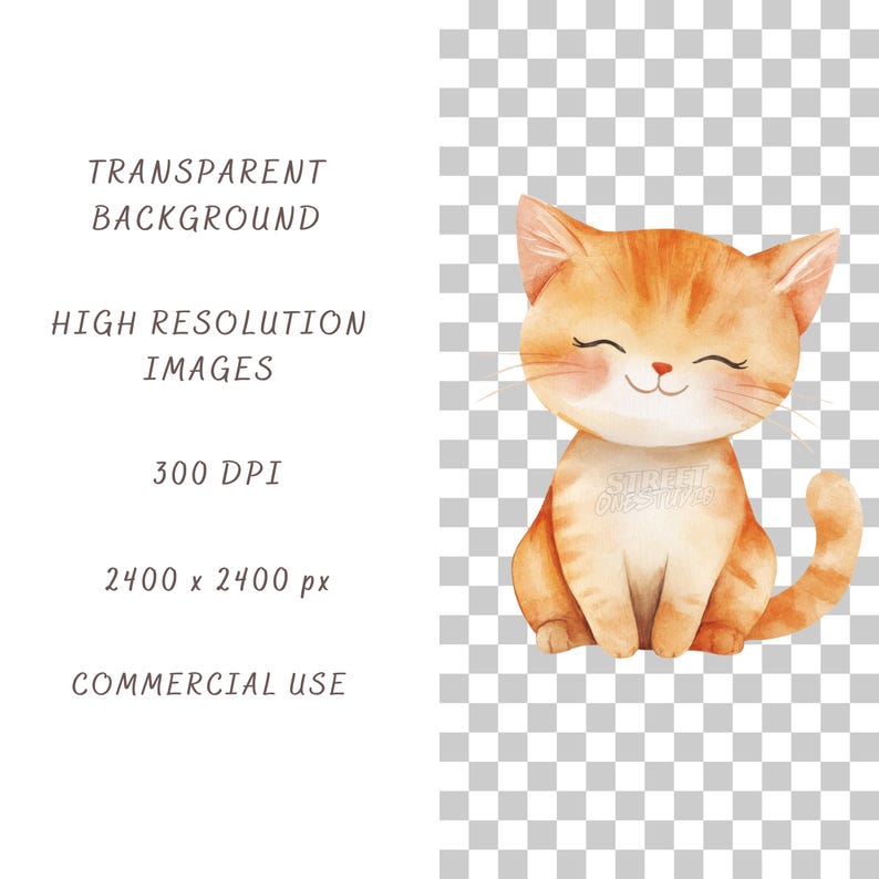 Watercolor Pet Clipart: Dog, Cat, and Small Animal Illustrations ...