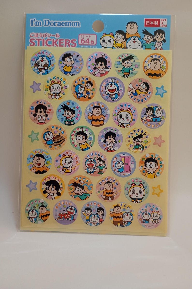 Doraemon Gohoubi Sticker - Etsy