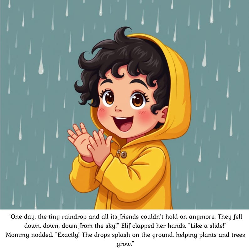 Personalized Children's Storybook | Custom Name | the Little Raindrop’s ...