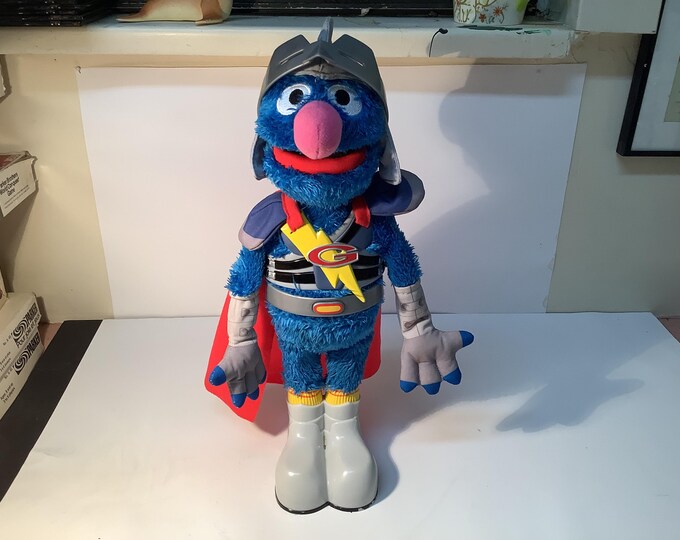 Sesame Street FLYING SUPER GROVER. - Etsy