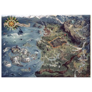 Witcher 3 World Map - Etsy