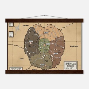 Fullmetal Alchemist - World Map - Etsy