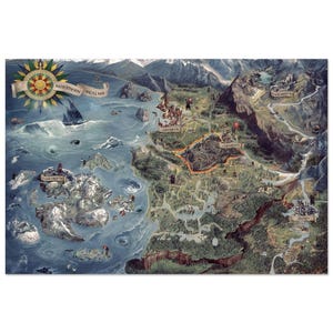 Witcher 3 World Map - Etsy