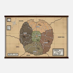 Fullmetal Alchemist - World Map - Etsy
