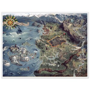 Witcher 3 World Map - Etsy