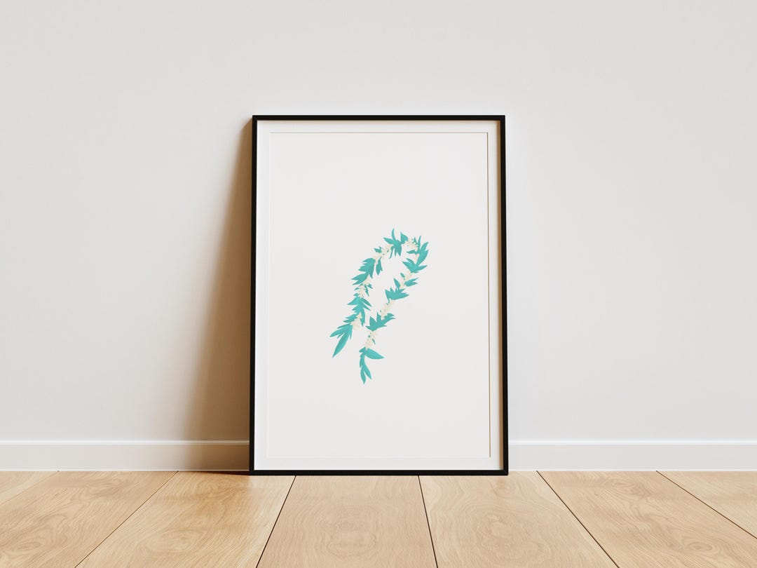 Lei Wall Art, Flower Wall Decor, Hawaiian Culture Wall Art, Hawaii Lei ...