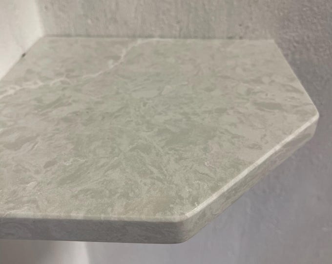Quick Corner Caddy TM System: 8" Quartz Stone Shelf With Mounting ...