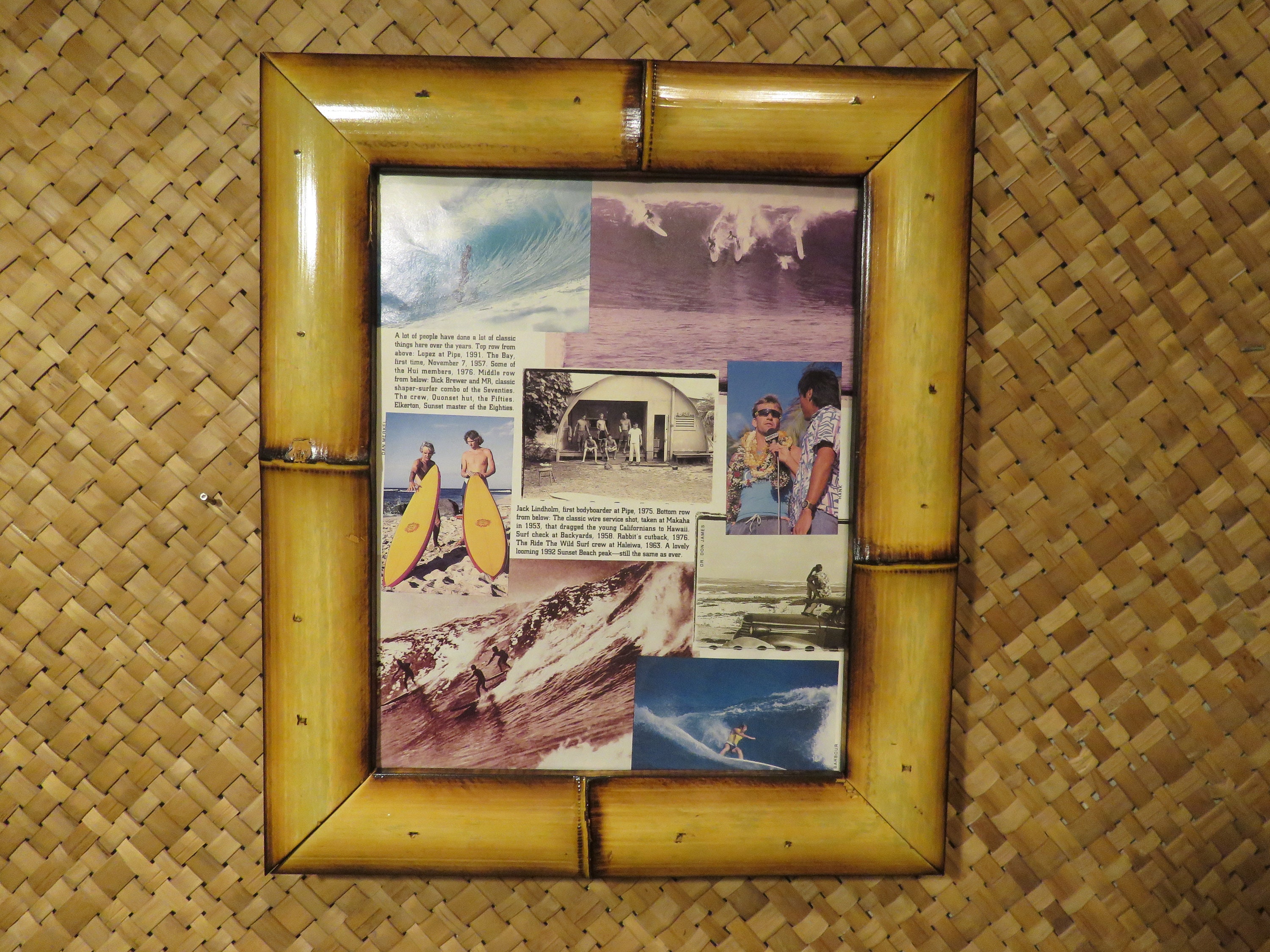 8 x 10 Hand made Bamboo frame for photos | Etsy