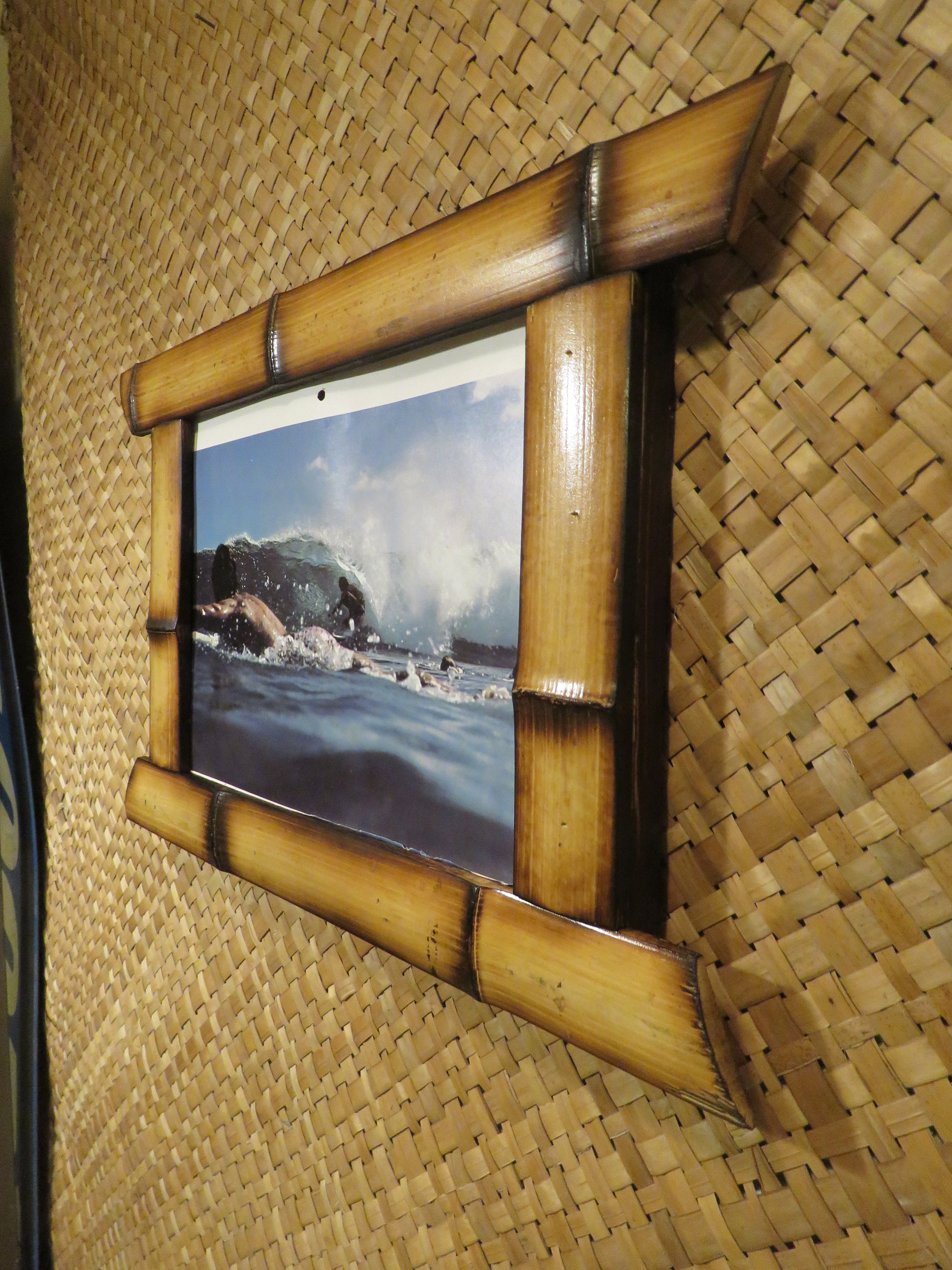 8.5 x 11 Hand made Bamboo frame for photos | Etsy