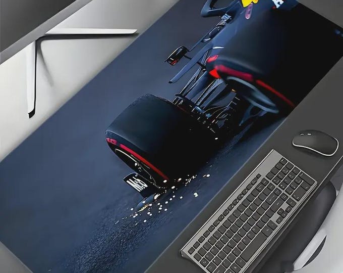 Red Bull F1 Desk Mat: Extended Racing Mouse Pad for Gamers - Etsy
