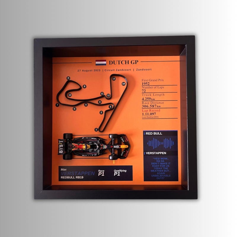 Verstappen Car Model - Etsy