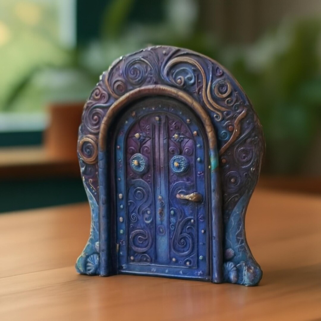 Wooden Fairy Door Mini Elf Door for Tree Fairy Garden Decor Outdoor ...
