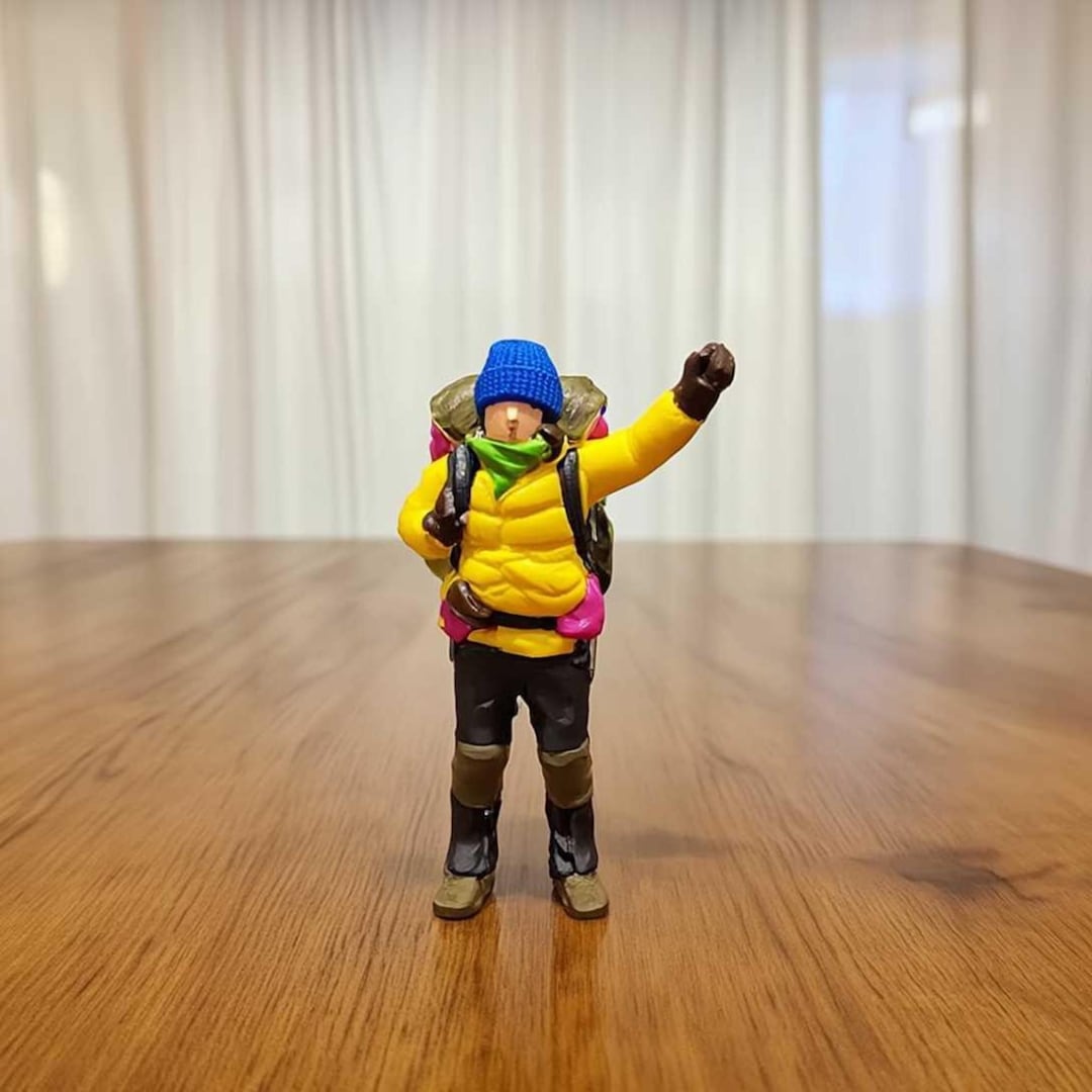 Miniature Hiker Climber Camper Figures for Model Scenery and Dioramas ...