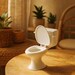 1:6 Scale Miniature Toilet | Functional Dollhouse Toilet | Doll ...
